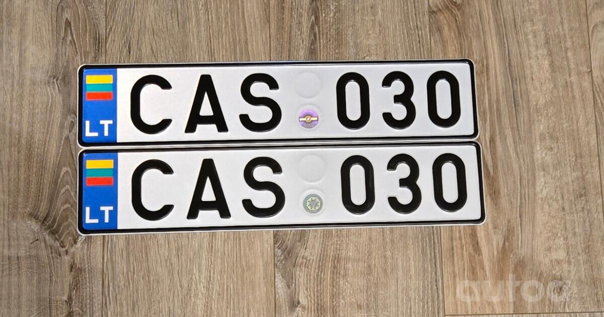 Valstybinis numeris CAS030 | autoa.lt