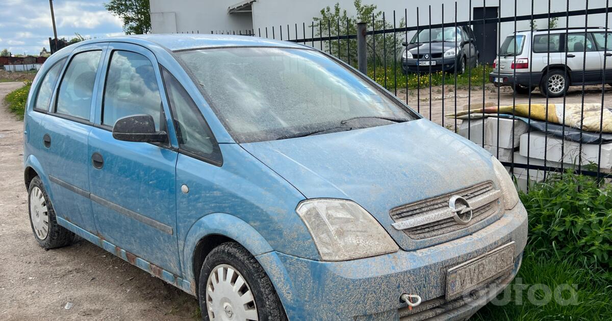 Opel Meriva 74cm³ Benzinas, 2003m, Minivan | autoa.lt