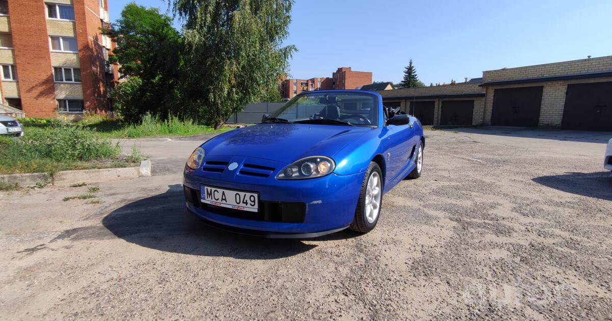 MG TF 1600cm³ Benzinas, 2003m, Cabriolet | autoa.lt