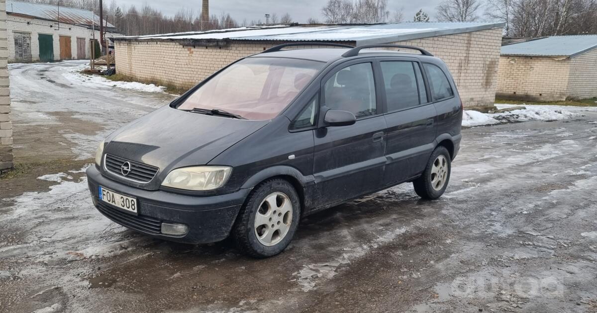 Opel Zafira 2000cm³ Dyzelis, 2001m, Minivan 5-doors | autoa.lt