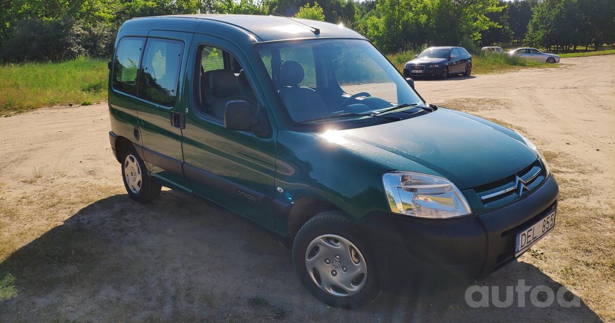 Citroen Berlingo 1 generation [restyling] First minivan | Autoa.lt