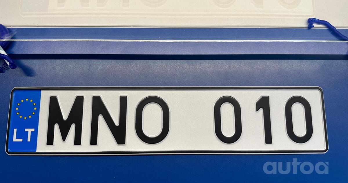 Valstybinis numeris MNO 010 | autoa.lt
