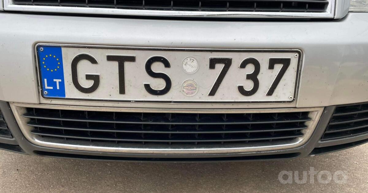 Valstybinis numeris GTS737 | autoa.lt
